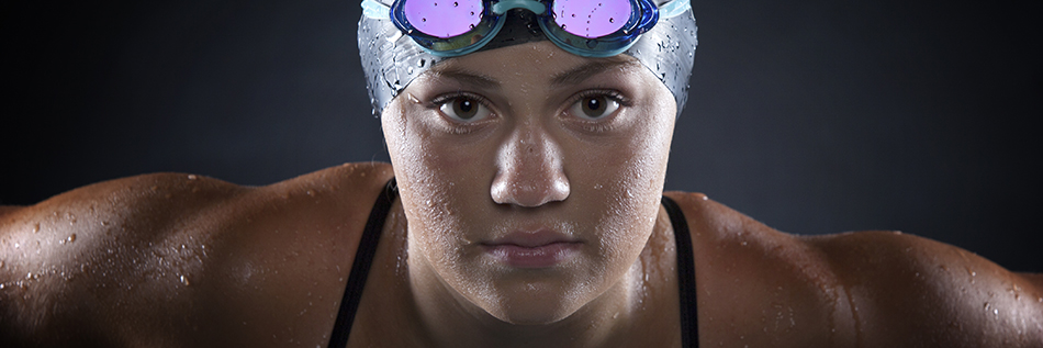 Senior Portrait Pool Clothes