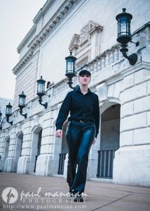 Goth Senior Pictures in Detroit - Paul Manoian Photography