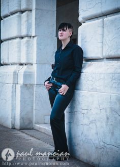 Goth Senior Pictures in Detroit - Paul Manoian Photography