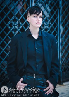 Goth Senior Pictures in Detroit - Paul Manoian Photography