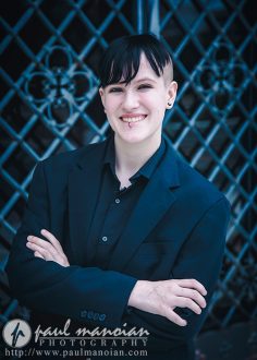 Goth Senior Pictures in Detroit - Paul Manoian Photography