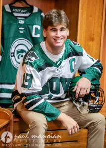 Novi Senior Pictures: Trevor’s Hockey and Fall Session