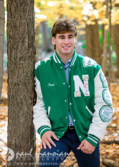 Novi Senior Pictures: Trevor’s Hockey and Fall Session