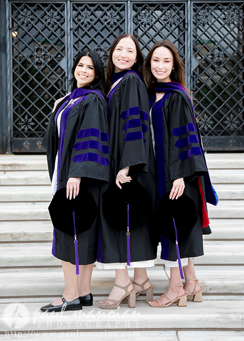 Detroit Law School Graduation Pictures with Friends